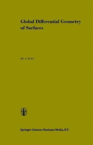 Global Differential Geometry of Surfaces by A. Svec (English) Paperback ...