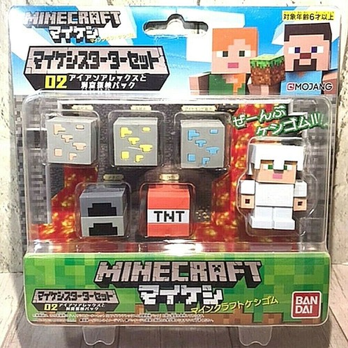 MINECRAFT Eraser Starter Set 02 Japan NEW Bandai | eBay