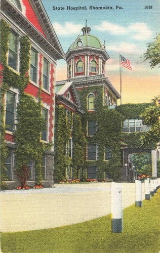 Postcard State Hospital Shamokin Pennsylvania | eBay