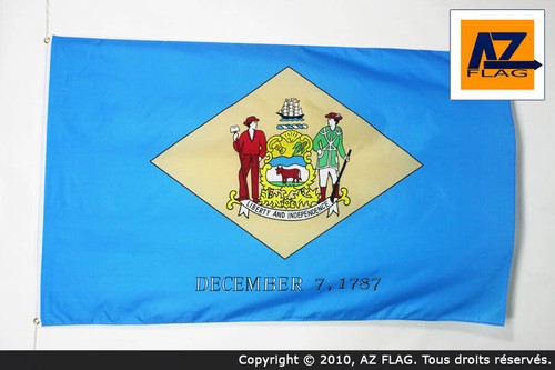 DELAWARE FLAG 3' x 5' - US STATE OF DELAWARE FLAGS 90 x 150 cm - BANNER ...