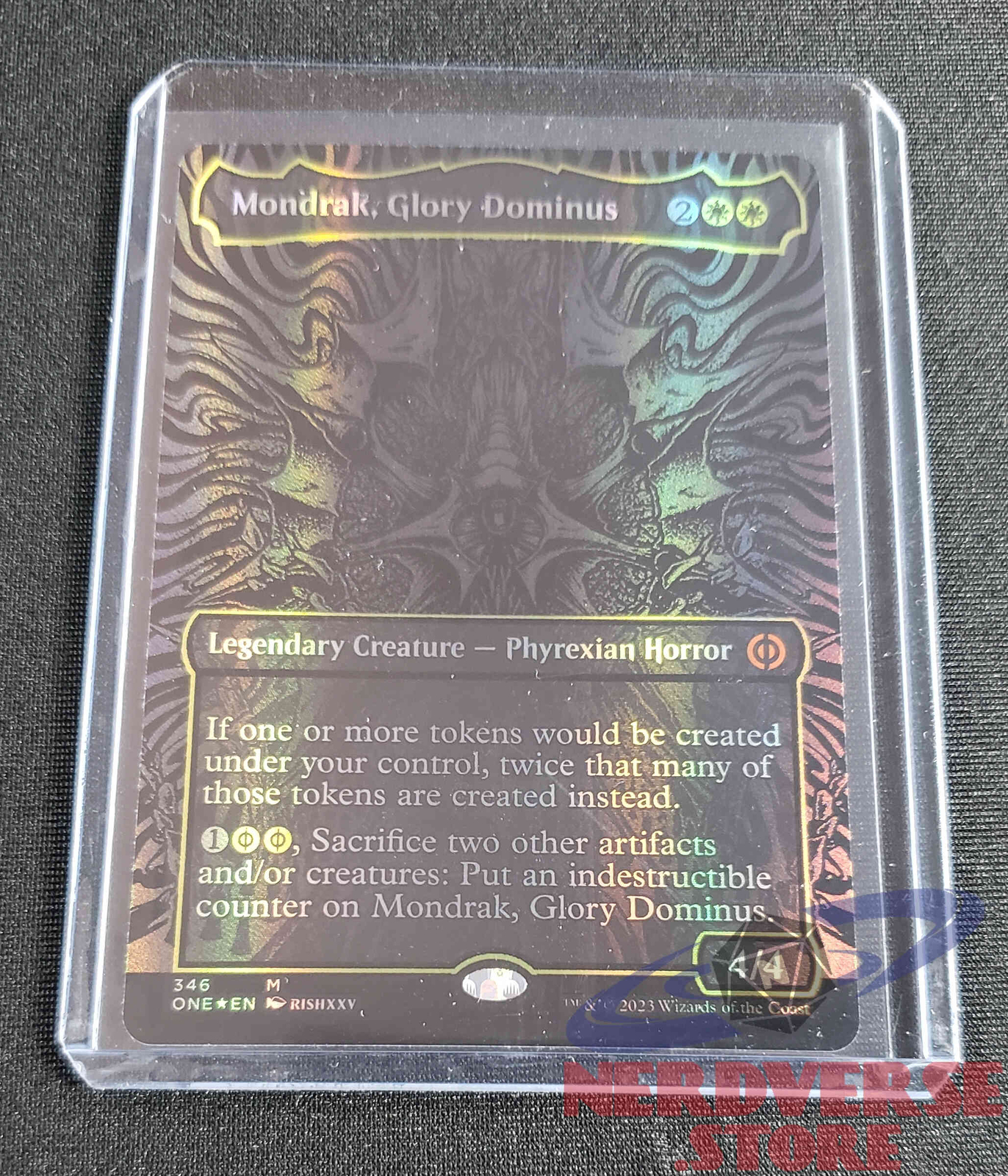 Mondrak, Glory Dominus 2023 Phyrexia: All Will Be One #346 Foil (Oil ...