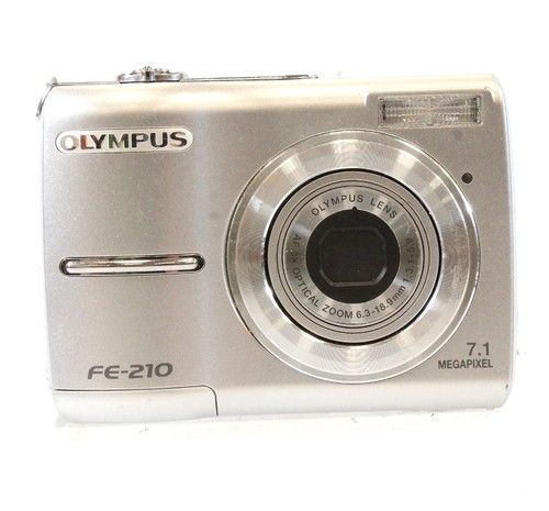 OLYMPUS FE-210 7.1 Megapixel Digital Compact Camera in Silver - N21 ...