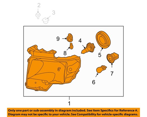 OEM 2010-2014 Ford F-150 Right Composite Headlamp Assembly DL3Z-13008 ...