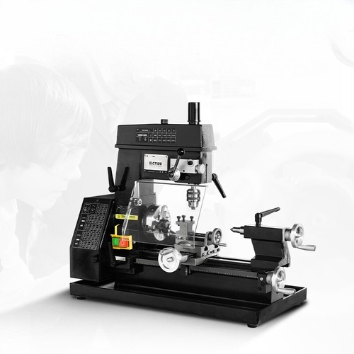CT125 Mini Small Lathe Drilling and Milling Machine Micro Lathe ...