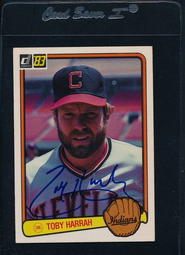 1983 Donruss #337 Toby Harrah Indians Signed Auto *49571 | eBay
