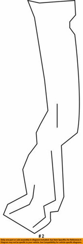 61625-42050 Toyota Extension, quarter panel, rear rh 6162542050, New ...