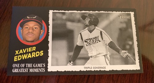 2020 Topps Heritage Minor League Xavier Edwards Baseball’s Greatest ...