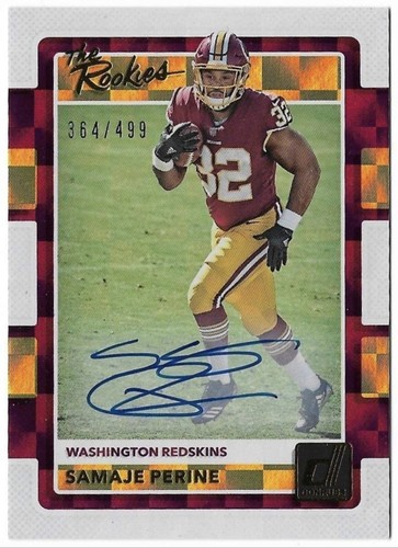 2017 Donruss Samaje Perine Rookie Autograph Card /499 | eBay