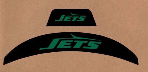 NOS FS Throwback New York Jets Riddell SpeedFlex Helmet Bumper Decals ...