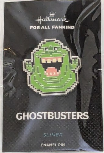 2024 NYCC Hallmark Exclusive Ghostbusters Slimer PXL8 8-Bit Enamel Pin ...
