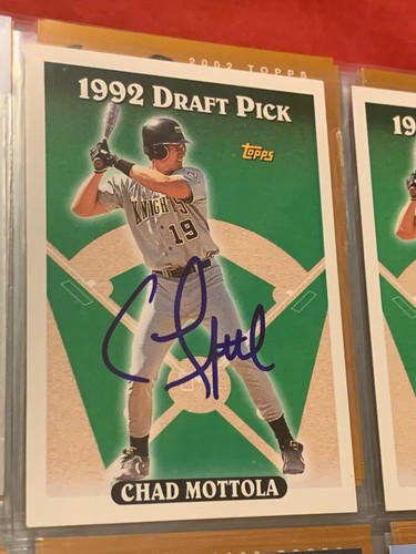 CHAD MOTTOLA AUTOGRAPHED SIGNED 1993 TOPPS CARD COA | eBay