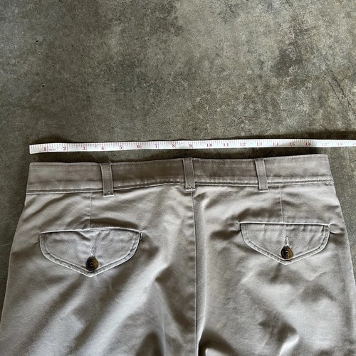 VINTAGE 70’s Tan Slacks Pants Trousers Made In USA 34x32 Talon Zip | eBay
