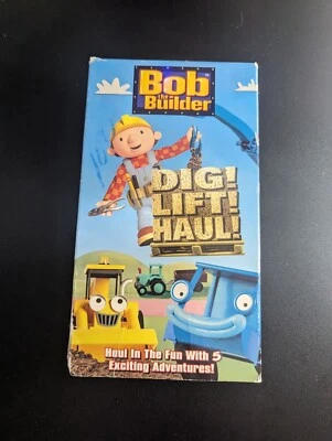 BOB THE BUILDER - Dig! Lift! Haul!, VHS Tape | Grelly USA