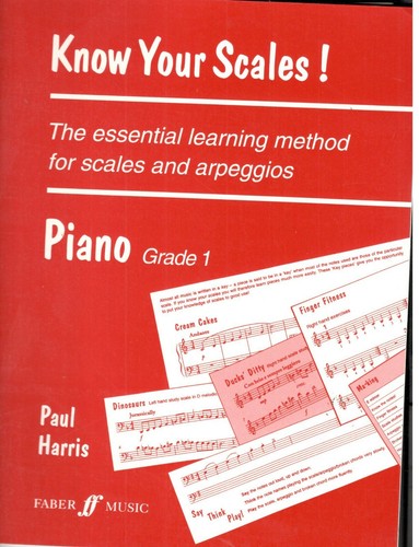 FABER HARRIS KNOW YOUR SCALES! MUSIC BOOK PIANO GRADE 1 SCALES AND ...