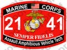 STICKER USMC MOS 3531 MOTOR VEHICLE OPERATOR ooo USMC Lisc No 20187 | eBay