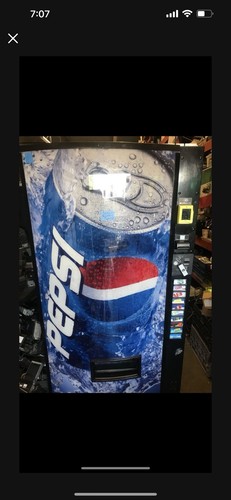 FULLY WORKING Vendo 511 Pepsi Multi Price Soda Vending Machine MDB $5 ...