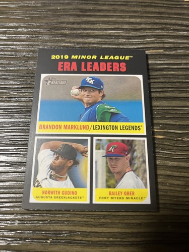 2020 Topps Heritage Minor League Bailey Ober/Norwith Gudino/Brandon ...