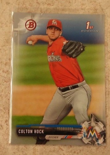 2017 Bowman Draft COLTON HOCK Silver 124/499 | eBay