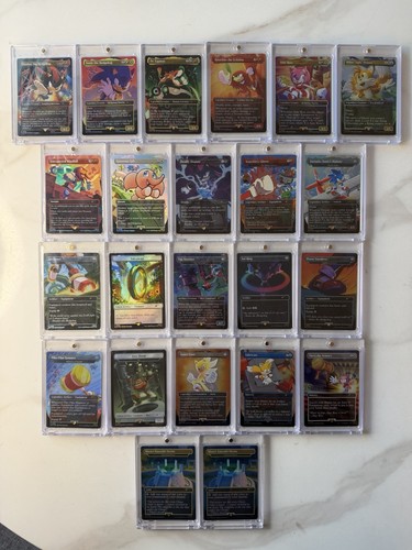 Sonic The Hedgehog Magic The Gathering Secret Lair Full Foil Set ...