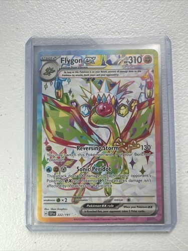 Pokemon - Flygon ex 222/191 Full Art Rare - Surging Sparks - Foil Card ...
