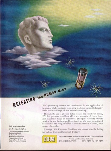 1949 IBM INTERNATIONAL BUSINESS MACHINES AD- ELECTRON TUBE | eBay