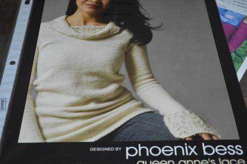 Pheonix Bess Knitting Pattern: Queen Anne's Lace Sweater 30-42 | eBay