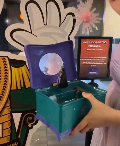 Wicked For Good Music box Popcorn Bucket Regal Theaters in hand ships ...