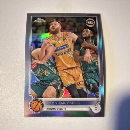2022-23 Topps Chrome NBL Aron Baynes #11 Brisbane Bullets Refractor ...