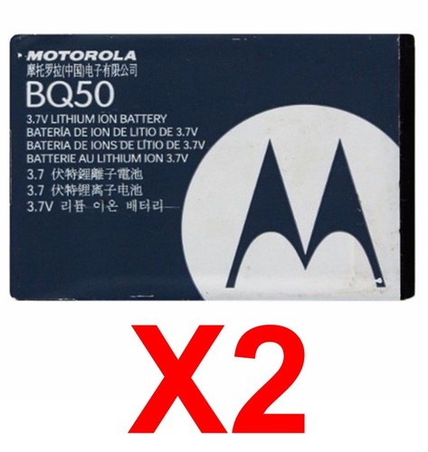 LOT OF 2 OEM MOTOROLA BQ50 W370 W370R W376 W376g W377 Active W450 VE240 ...