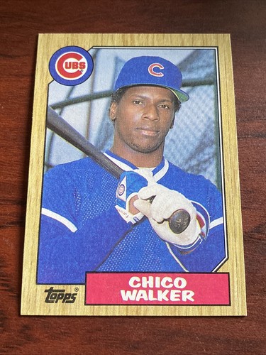 1987 Topps #695 Chico Walker Cubs B5647 | eBay