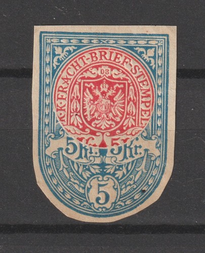 Austria Österreich Revenue Stamp Stempelmarke Frachtbrief Stempel 5 Kr ...