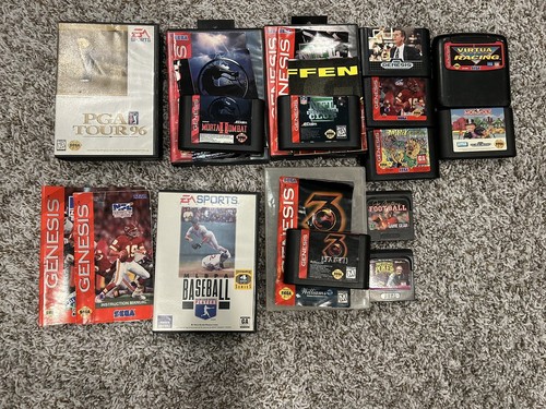 Untested Sega Genesis/Game Gear Lot Of 12 Games- MK2, MK3, Virtua ...
