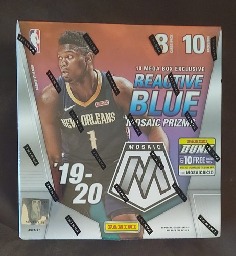 2019-20 Panini Mosaic NBA Basketball Factory Sealed Mega Box - JA, Zion ...
