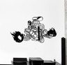 Vinyl Wall Decal Motorcycle Engine Speed Car Service Stickers (1533ig ...