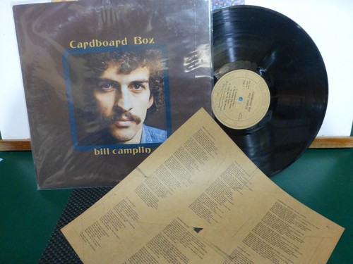 BILL CAMPLIN CARDBOARD BOX LYRIC SHEET PEEWAUKEE WI. NEAR MINT LP | eBay