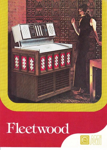 Rowe Rowe-AMI R-80 Fleetwood 1976 juke box jukebox Flyer Brochure BRAND ...