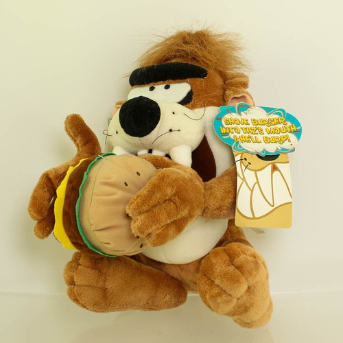 Aurora Vintage Plush -BURPING TAZ w/HAMBURGER (11 in) *NEW w/TAG - SHOW ...