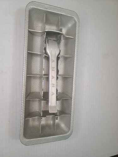 Vintage AMANA Mini Cube Aluminum Metal Ice Cube Tray 18 Cubes Usa | eBay