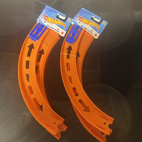 Genuine Hot Wheels Curve Track Pieces W Connectors 2 packs NEW Lot Of 2 ...