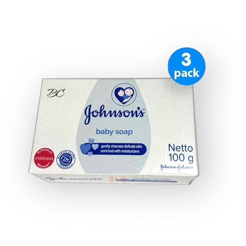 Johnson's Baby Mild Soap Bars Moisturizer Gentle & Soft Skin Dye Free 3 ...