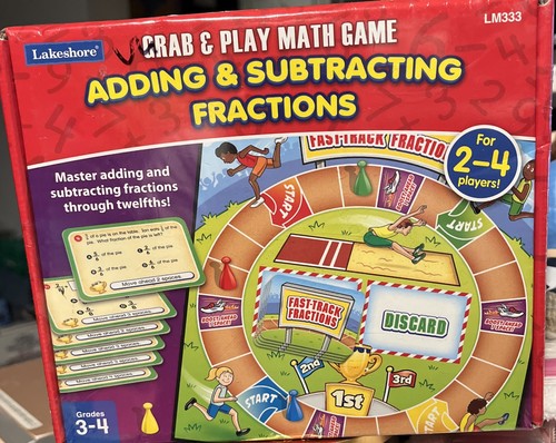Lakeshore Learning Fractions Grab & Play Game Gr. 3-4-NEW-Sealed | eBay