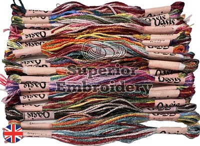 Cross Stitch Stranded Silk Embroidery, Machine Cross Stitch Flosses for ...