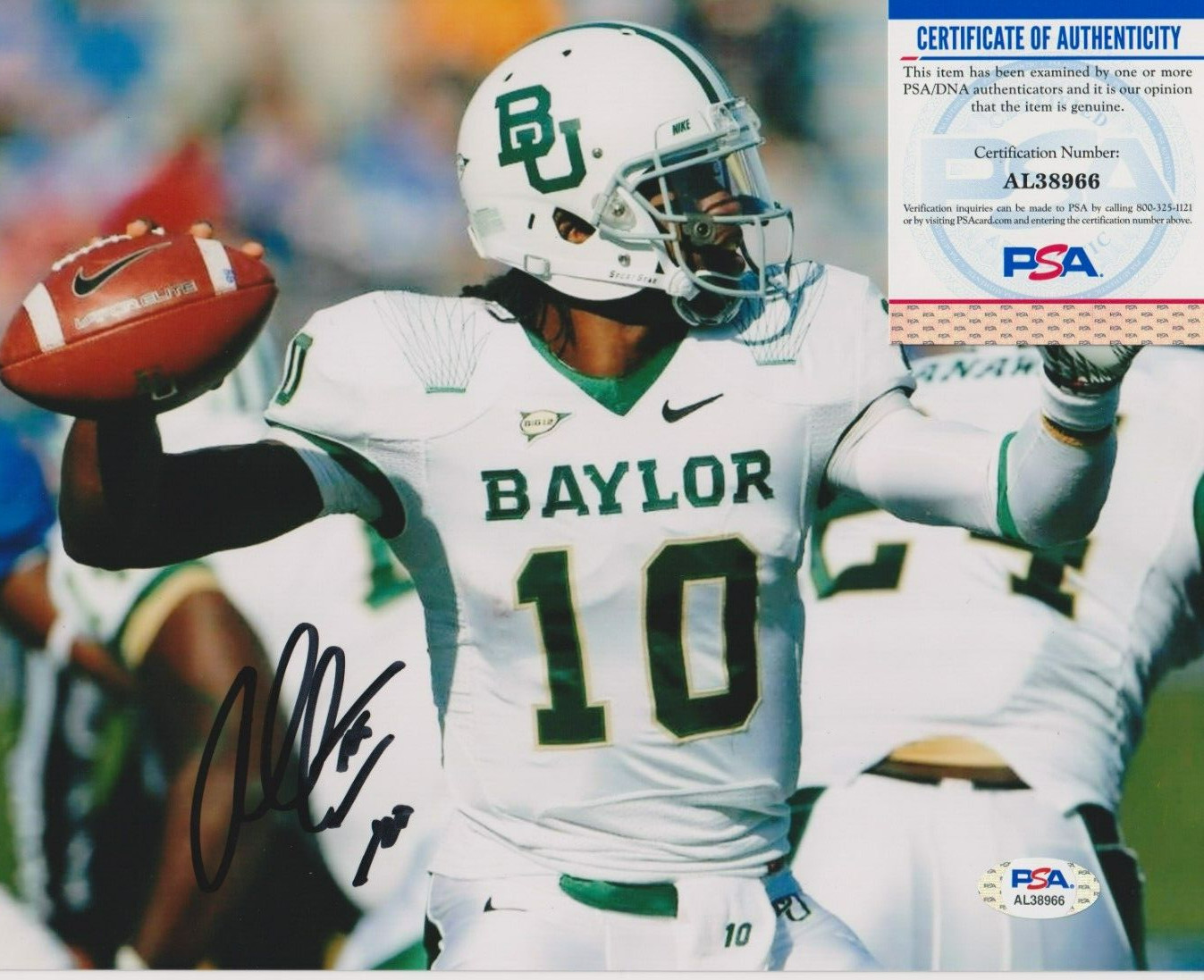 Robert Griffin III Autographed Memorabilia | Signed Photo, Jersey ...