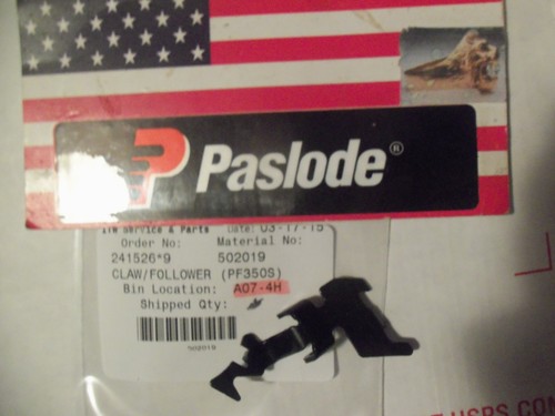 PASLODE Part # 502019 CLAW/FOLLOWER (PF350S) | eBay