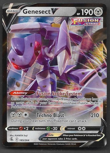 2021 Pokémon Genesect V Fusion Strike 185/264 Holo Ultra Rare | eBay