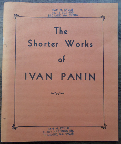THE SHORTER WORKS OF IVAN PANIN Numerology HEBREW Greek TRANSLATION ...