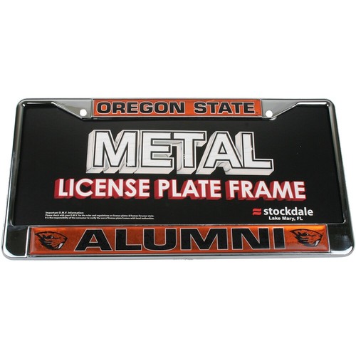Oregon State Beavers Alumni Metal License Plate Frame W/domed Insert ...