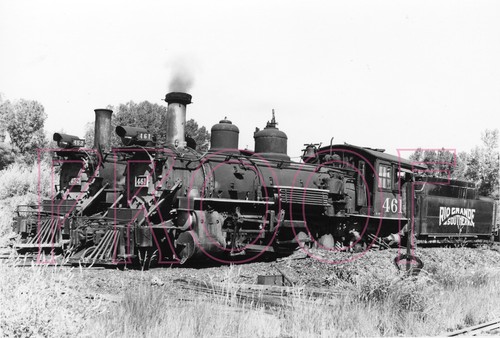 Rio Grande Southern (RGS) Engines 461 & 452 at Ridgway - 8x10 Photo | eBay