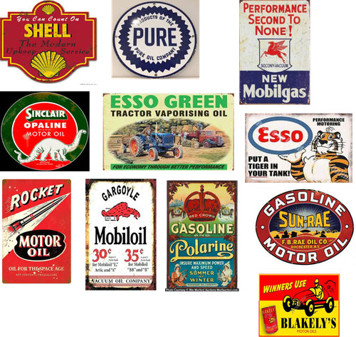 o scale vintage, weathered motor oil decals | eBay