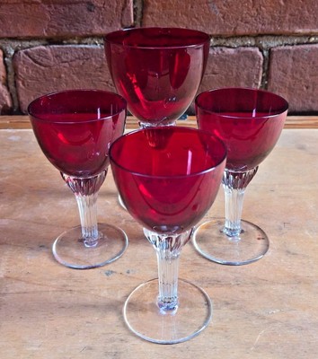 Glass Red Ruby Glass Victorian Date-Lined Victorian (1837-1900) Era ...